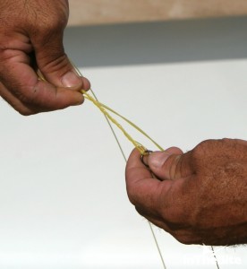 Tying a Double Cinch Knot - InTheBite