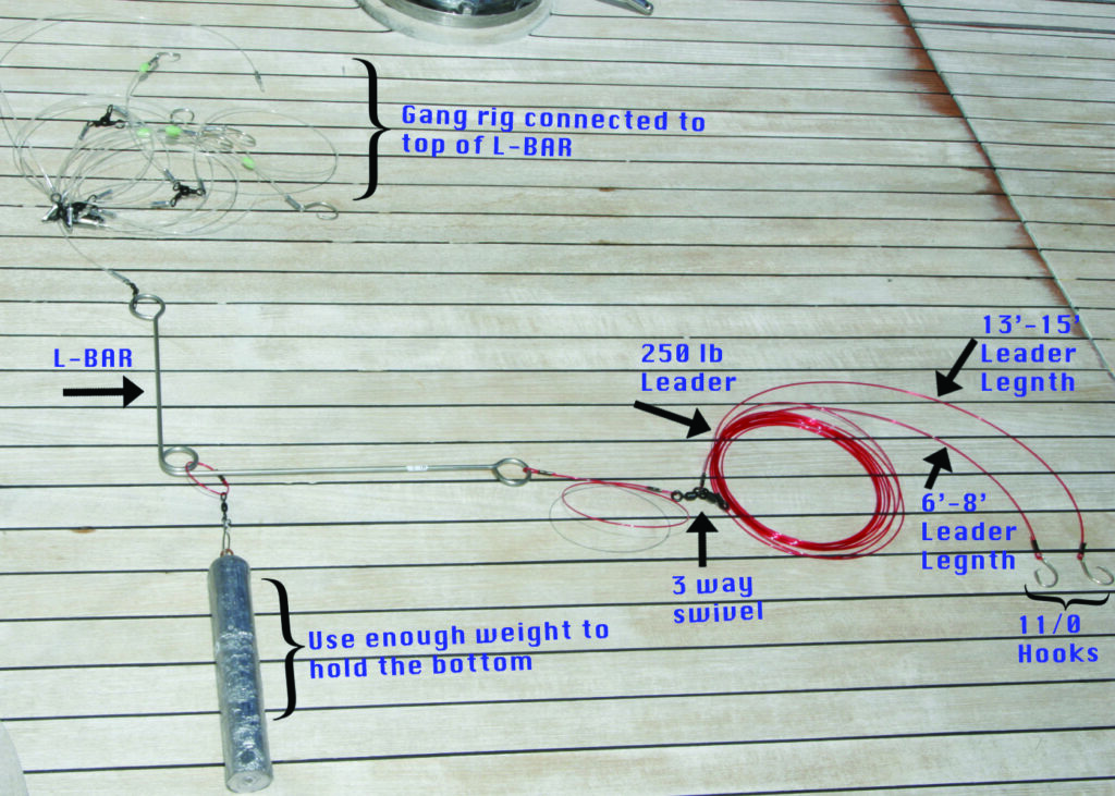 Tackle Tips: How To Rig L-Bar Bottom Rig for Tilefish